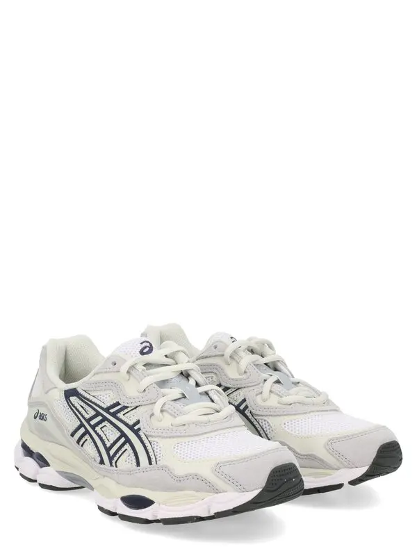 Asics Gel-nyc Sneakers With Leather And Suede Accents - White