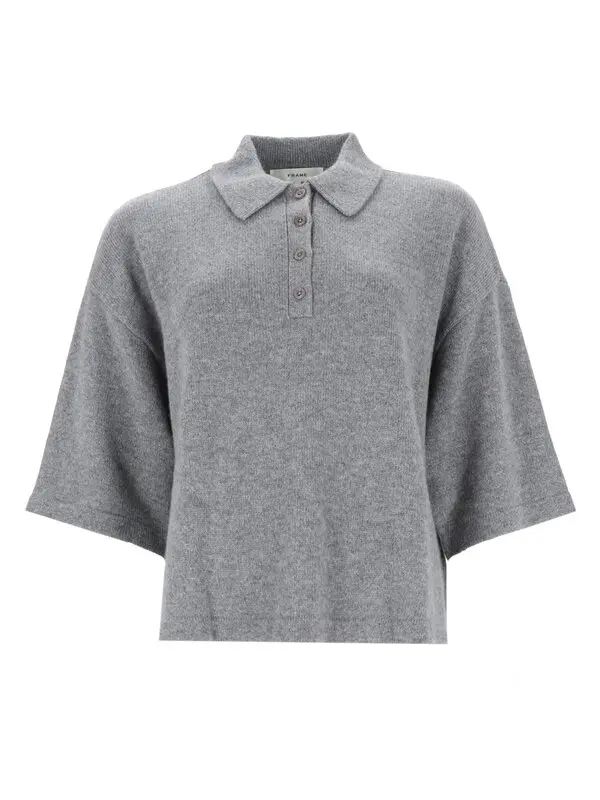 FRAME The Academy" Cashmere Polo