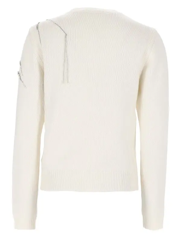 Fabiana Filippi Cardigan Con Ricamo Strass