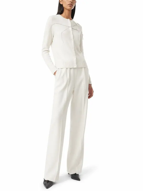 Fabiana Filippi Cardigan Con Ricamo Strass