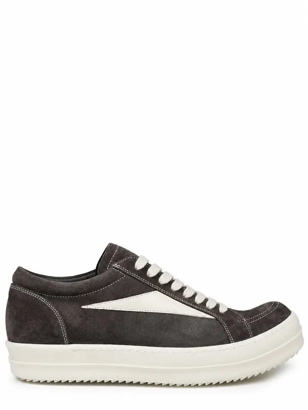 Rick Owens Suede Sneakers - Beige