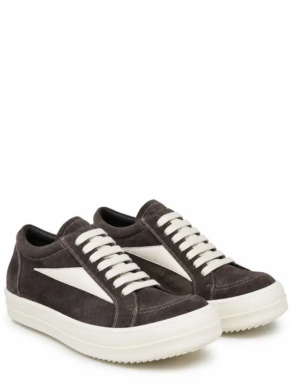 Rick Owens Suede Sneakers - Beige