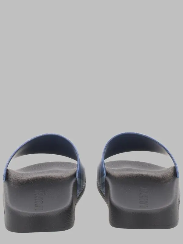 Burberry Checked Slides - Multicolour