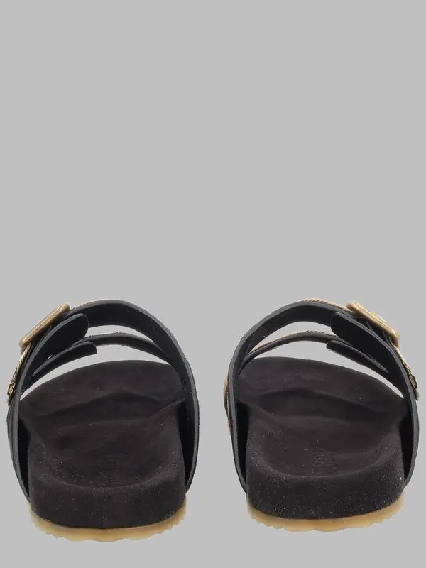 Burberry Buckled Checked Sandals
