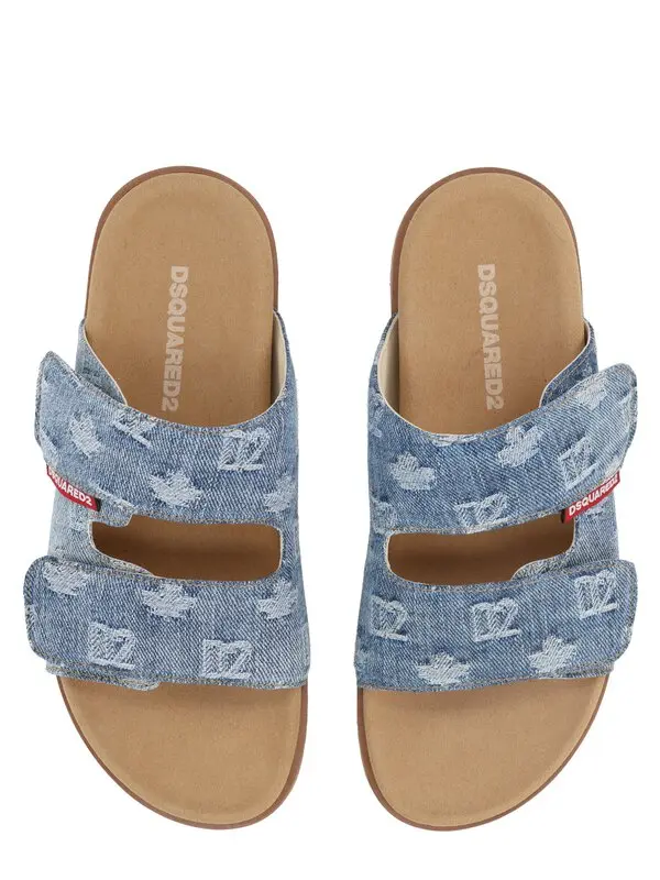 Dsquared2 Double Strap Sandals - Multicolour