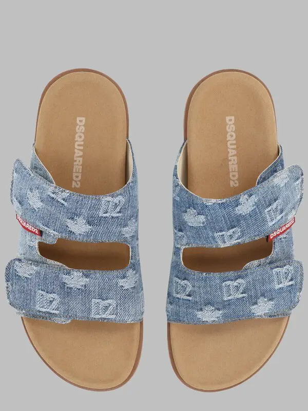 Dsquared2 Double Strap Sandals - Multicolour