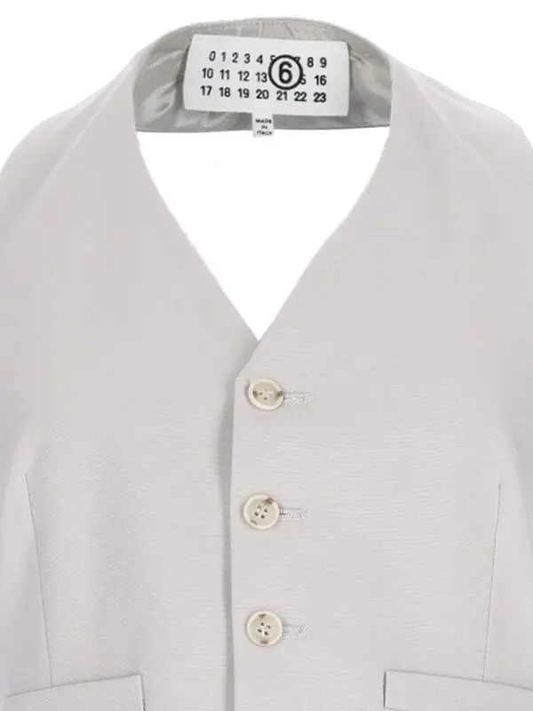 MAISON MARGIELA Wool Blend Gilet With Buttons