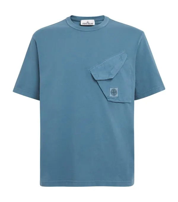 Stone Island Cotton Compass Pocket T-shirt