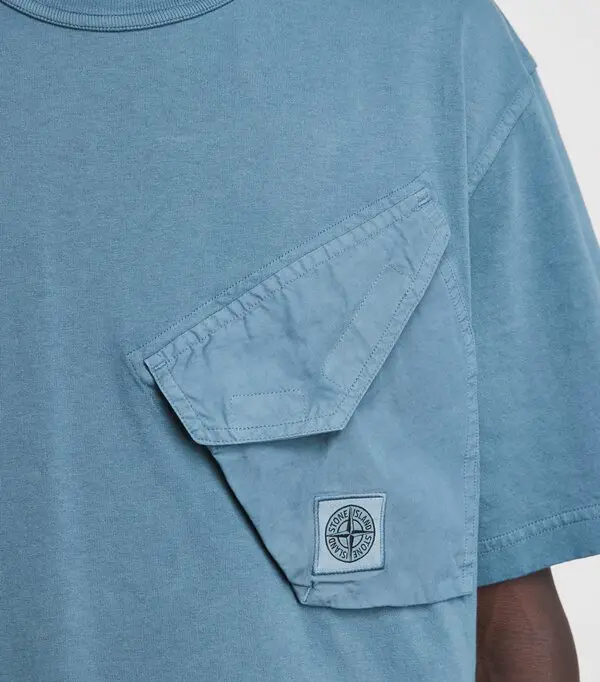 Stone Island Cotton Compass Pocket T-shirt