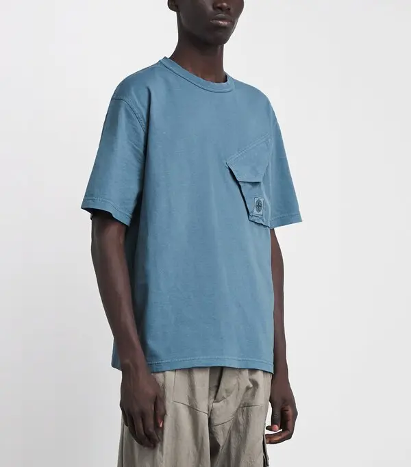 Stone Island Cotton Compass Pocket T-shirt