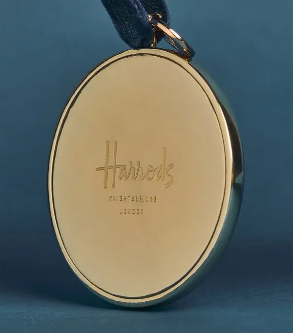 Harrods Turtle Doves Cameo Tree Decoration