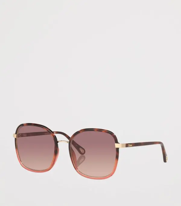 Chloé Injected Franky Square Sunglasses