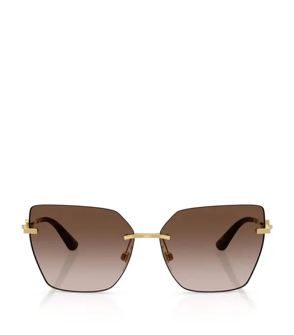 Dolce & Gabbana Metal Cat Eye Sunglasses