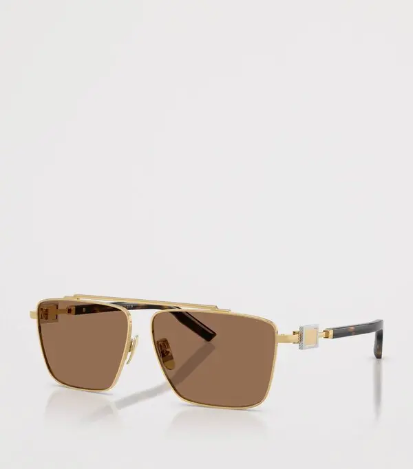 Dolce & Gabbana Metal Square Sunglasses