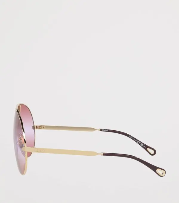 Chloé Aly Aviator Sunglasses