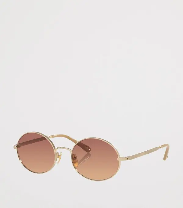 Chloé Aly Round Frame Sunglasses