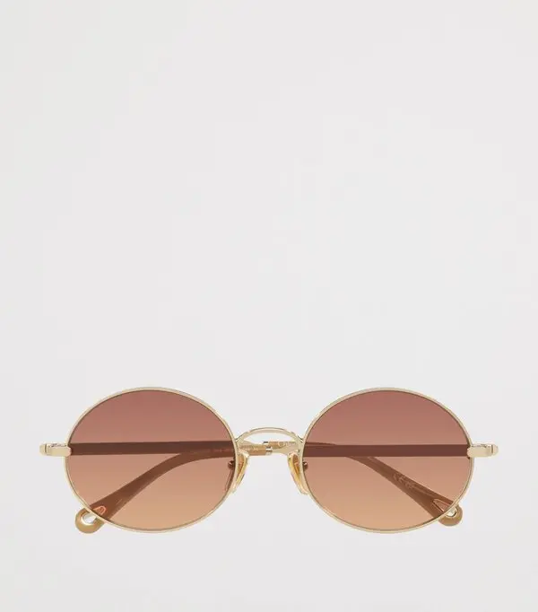 Chloé Aly Round Frame Sunglasses