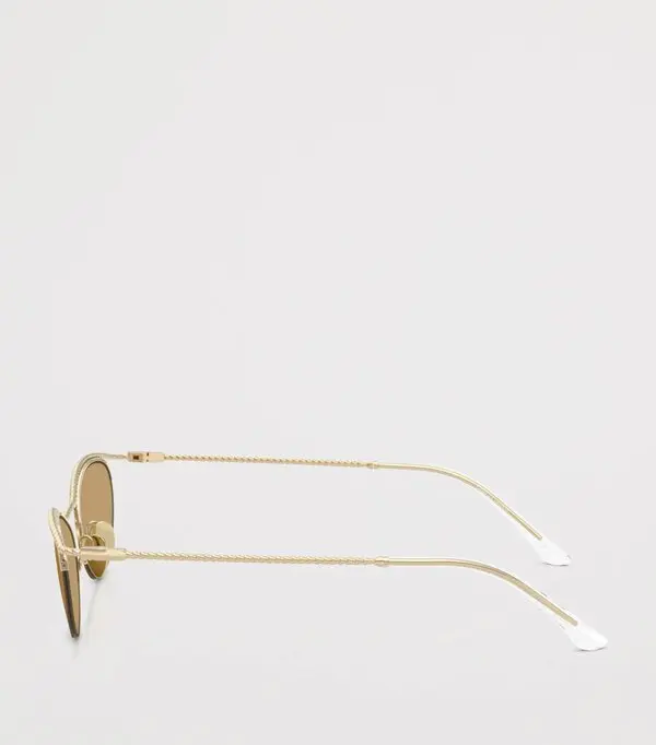 Giorgio Armani Metal Butterfly Sunglasses