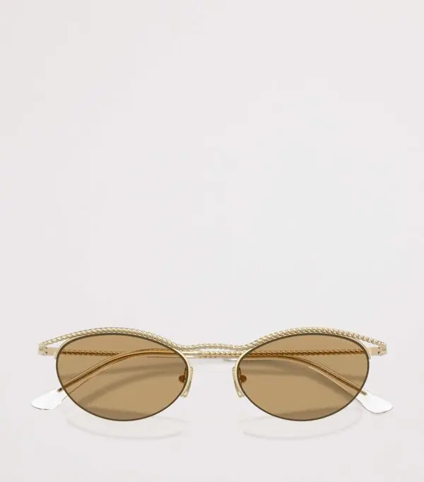 Giorgio Armani Metal Butterfly Sunglasses