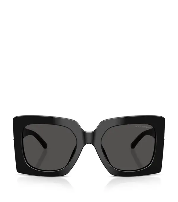 Dolce & Gabbana Embellished Square Frame Sunglasses