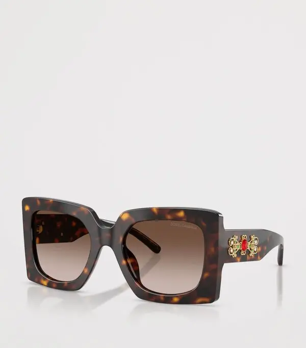 Dolce & Gabbana Tortoiseshell Square Sunglasses