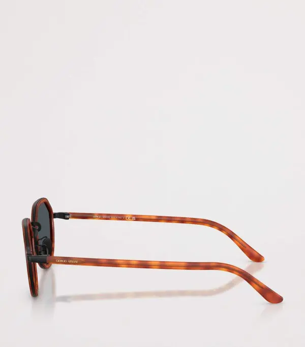Giorgio Armani Metal Round Sunglasses