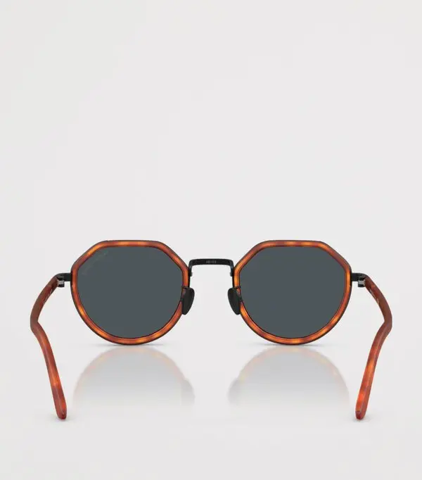 Giorgio Armani Metal Round Sunglasses