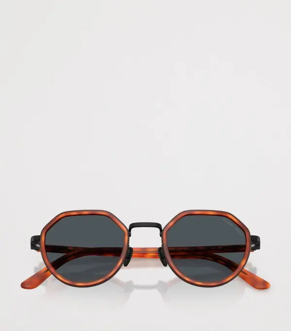 Giorgio Armani Metal Round Sunglasses