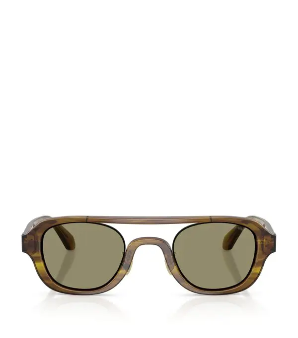 Giorgio Armani Acetate Ar8247 Irregular Sunglasses