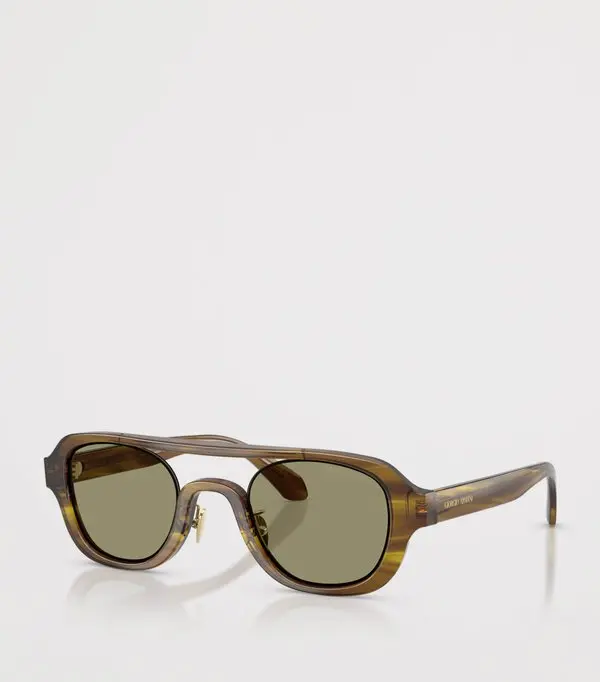 Giorgio Armani Acetate Ar8247 Irregular Sunglasses