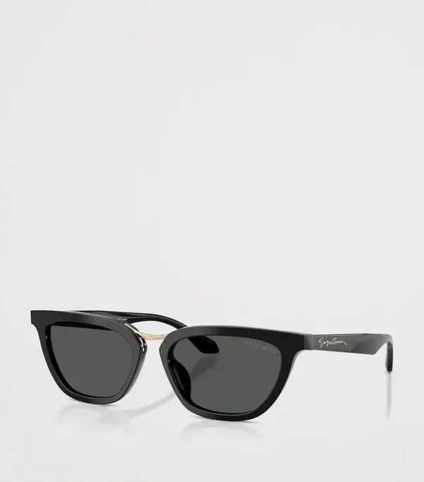 Giorgio Armani Acetate Butterfly Sunglasses