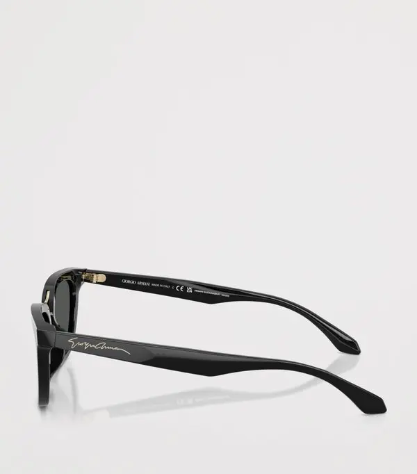 Giorgio Armani Acetate Butterfly Sunglasses