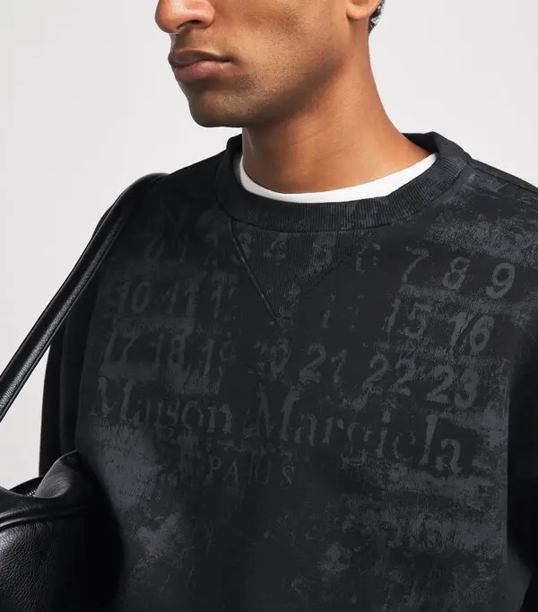 MAISON MARGIELA Cotton Numeric Sweatshirt