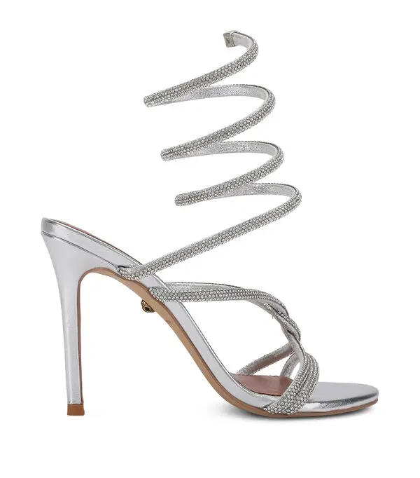 Kurt Geiger Embellished Spiral Sandals 90