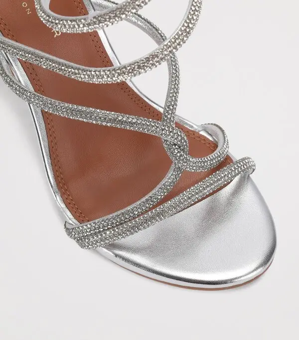 Kurt Geiger Embellished Spiral Sandals 90