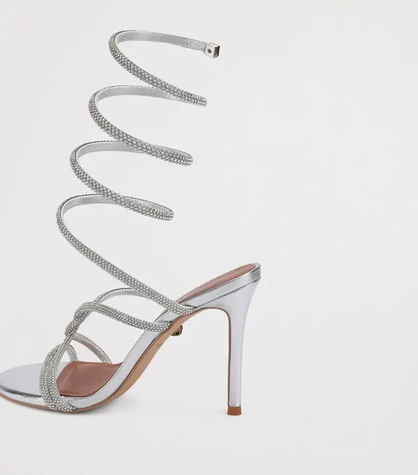 Kurt Geiger Embellished Spiral Sandals 90