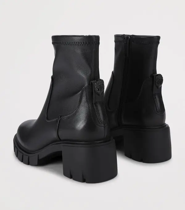 Kurt Geiger Leather Clarence Ankle Boots