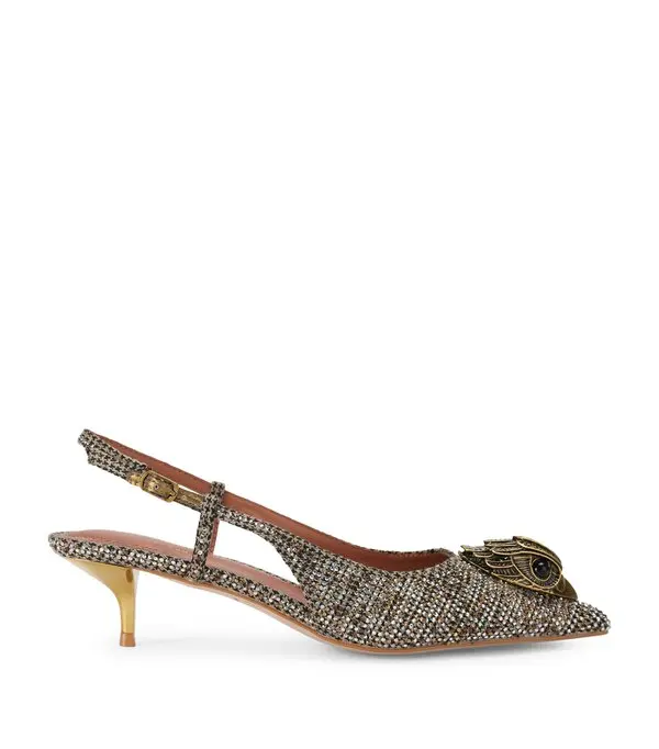 Kurt Geiger Embellished Belsize Slingback Heels