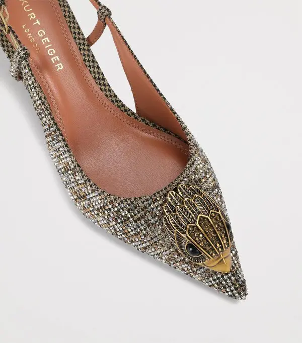 Kurt Geiger Embellished Belsize Slingback Heels