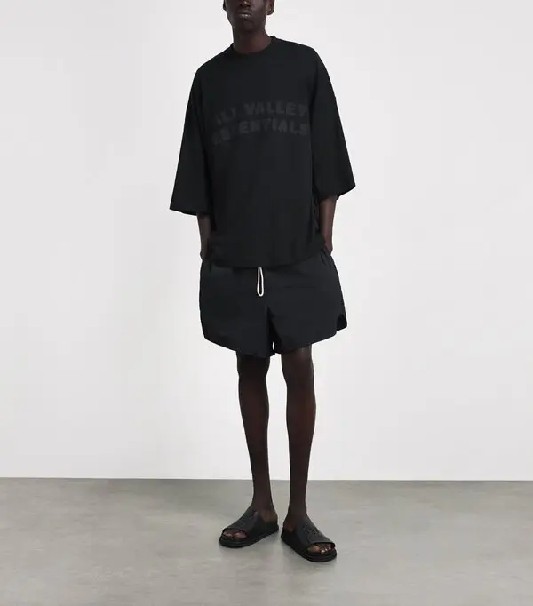 Fear Of God Logo Tab Swim Shorts