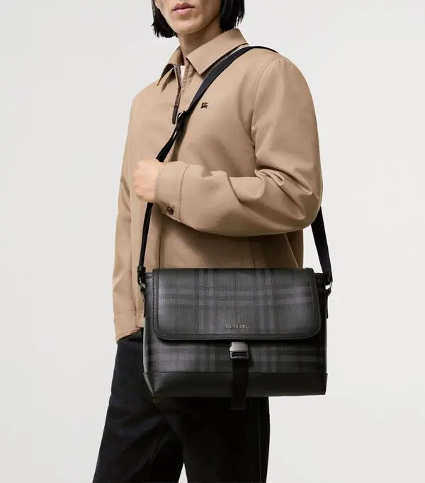 Burberry City Check Messenger Bag