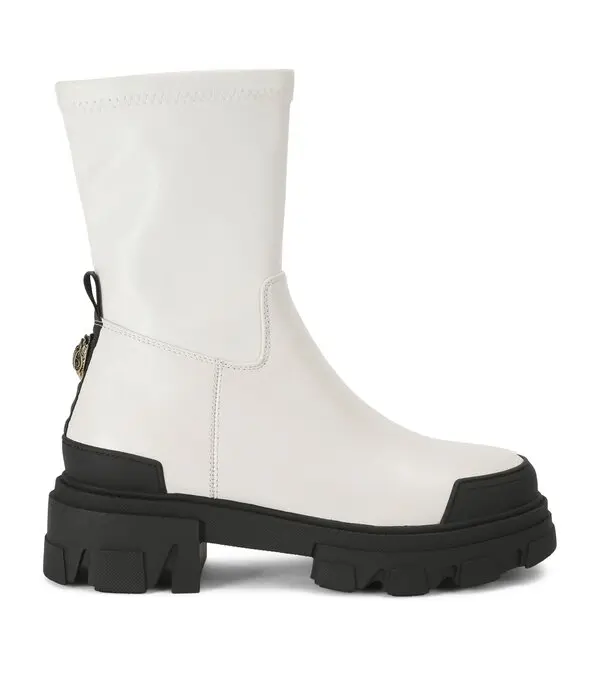 Kurt Geiger Clarence Leather Ankle Boots