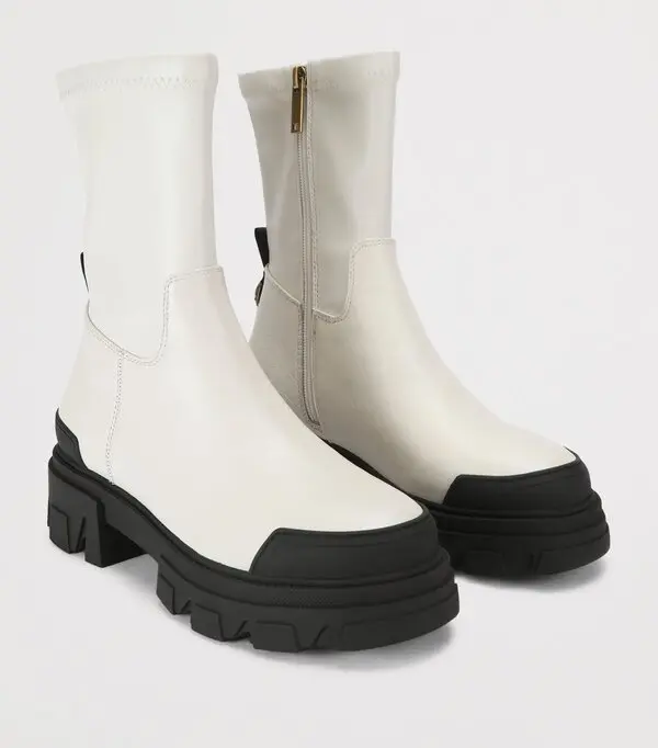 Kurt Geiger Clarence Leather Ankle Boots