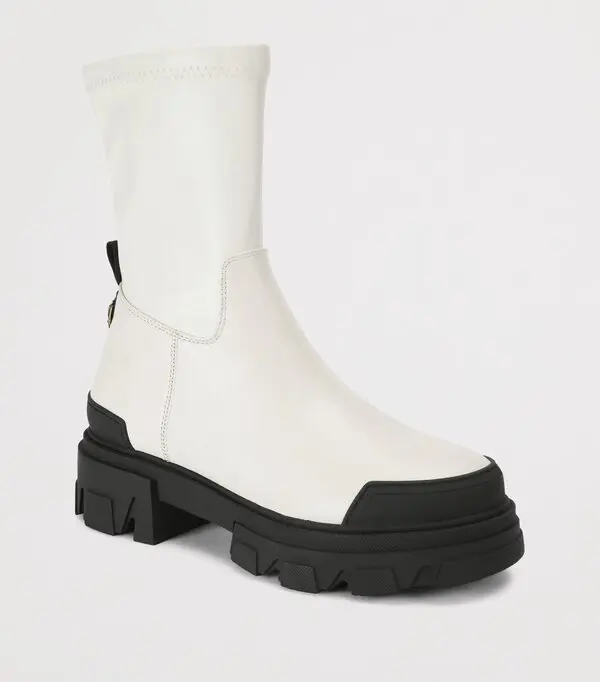 Kurt Geiger Clarence Leather Ankle Boots