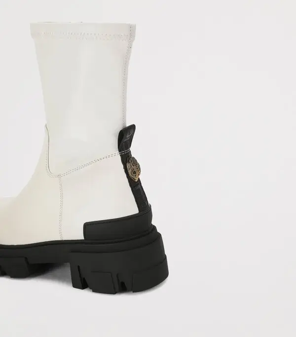 Kurt Geiger Clarence Leather Ankle Boots