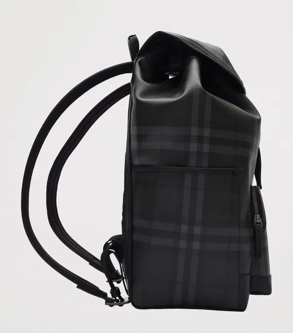Burberry City Check Clip Backpack