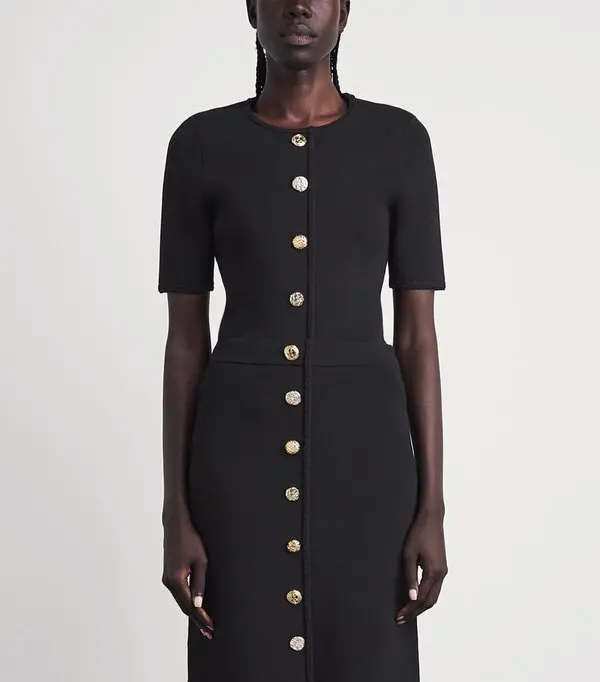 Claudie Pierlot Braid-detail Knitted Top