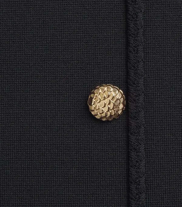 Claudie Pierlot Braid-detail Knitted Top