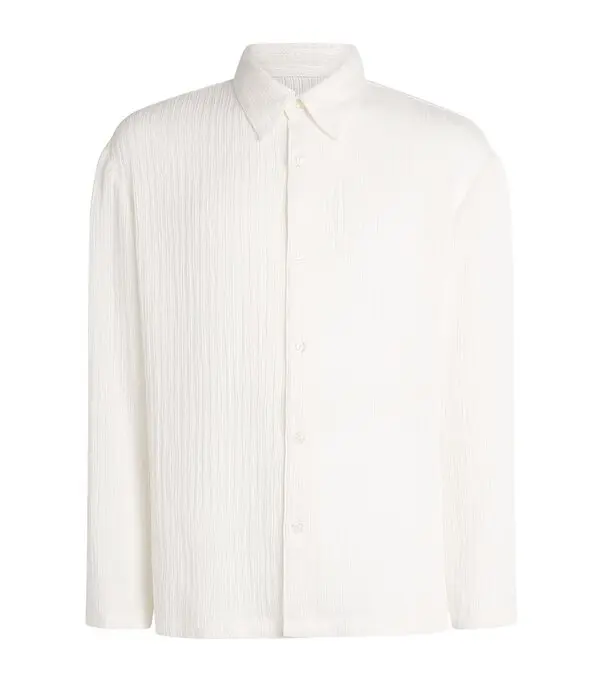Sandro Loose Fit Crinkle Shirt