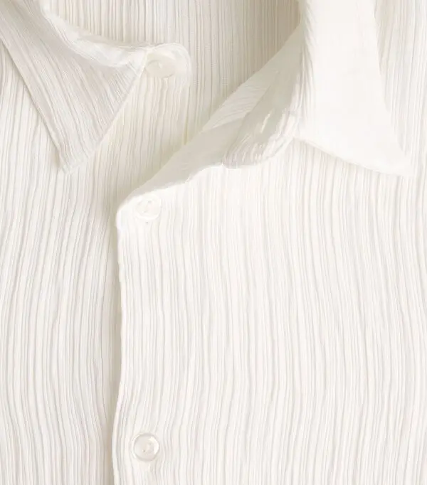 Sandro Loose Fit Crinkle Shirt